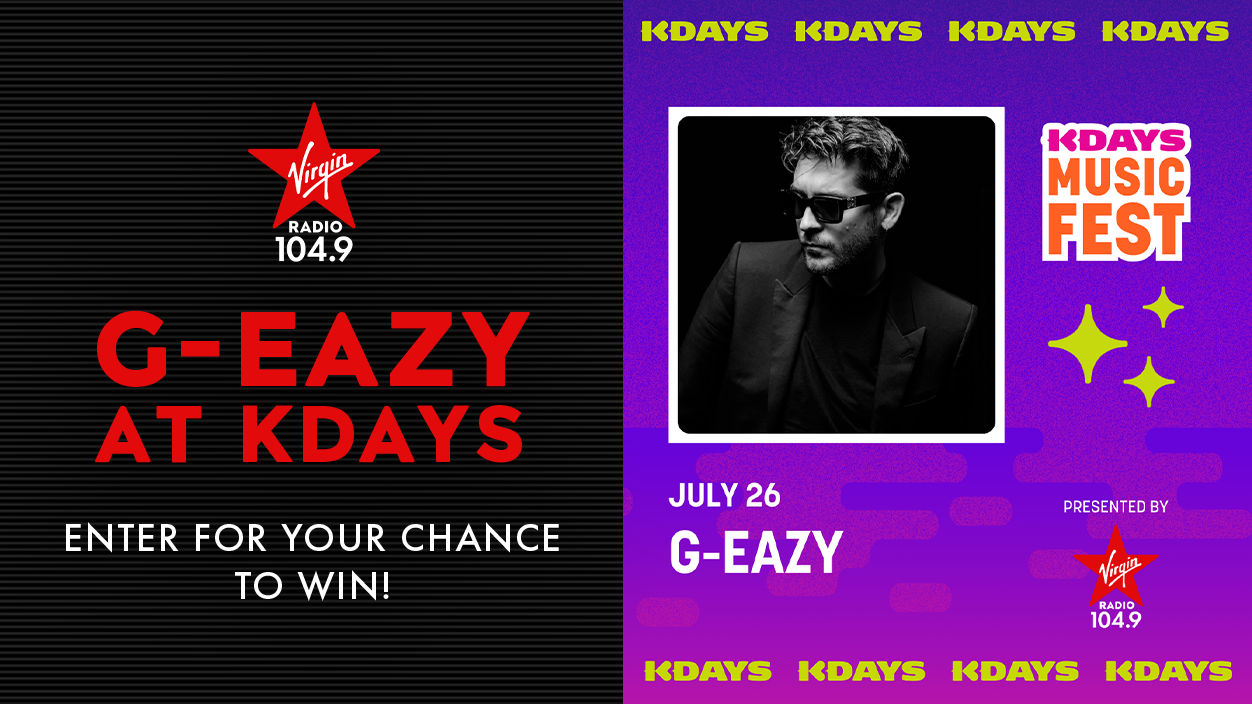 Win Front & Centre Fan Zone Tickets to See G-Eazy at KDays